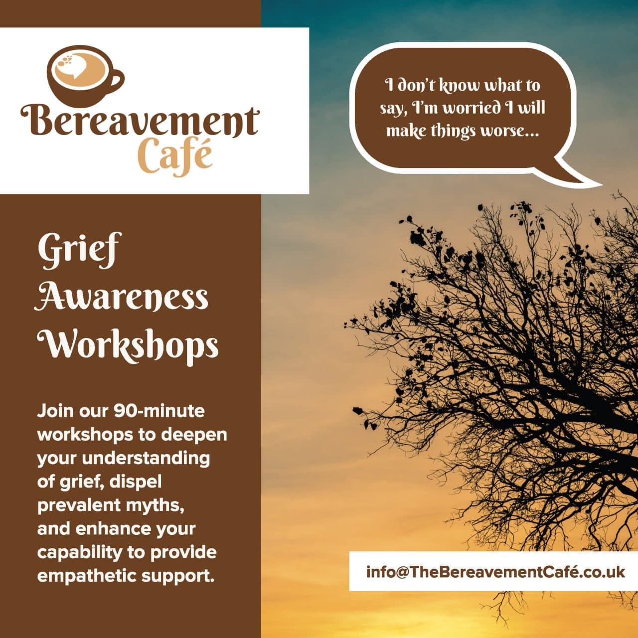 The Bereavement Café | Supporting People Through Their Grief